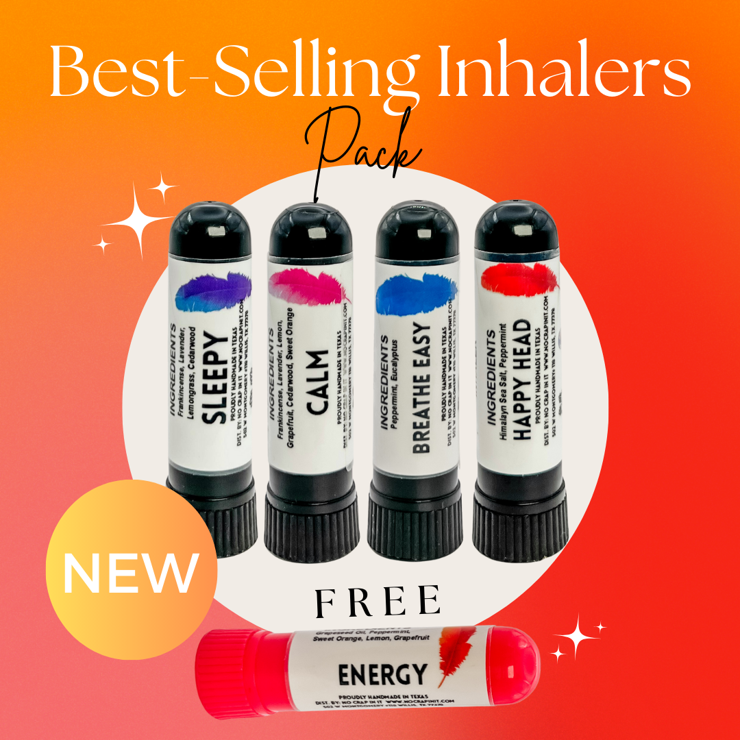 Top 5 Best-Selling Inhalers Pack (Get 1 FREE!) – No Crap In It