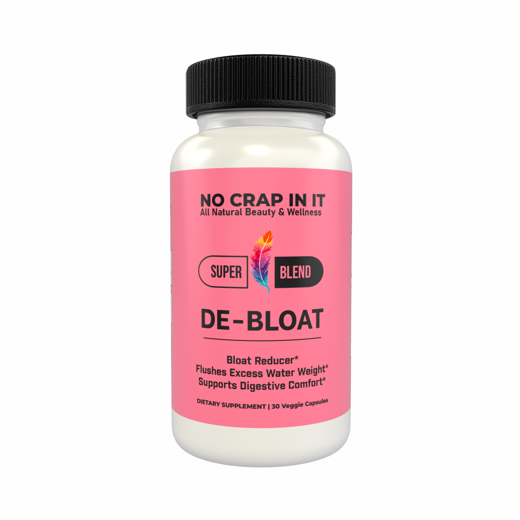 De-Bloat Super Blend Supplement – No Crap In It